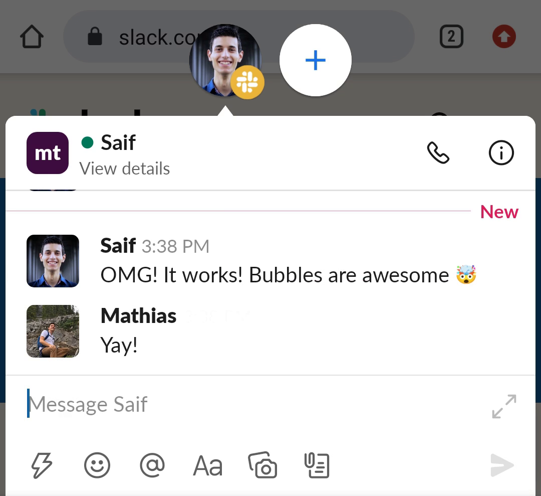 Building Android Conversation Bubbles - Engineering at Slack